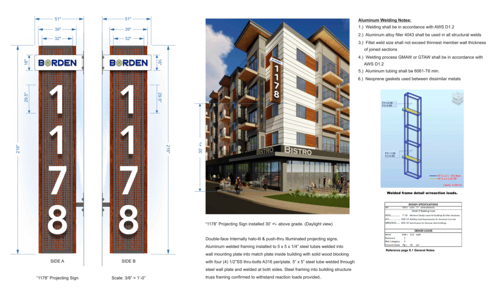 RENDERINGS | Architectural Signs And Fabrication